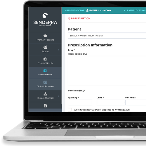 Senderra Physician Portal | Senderra